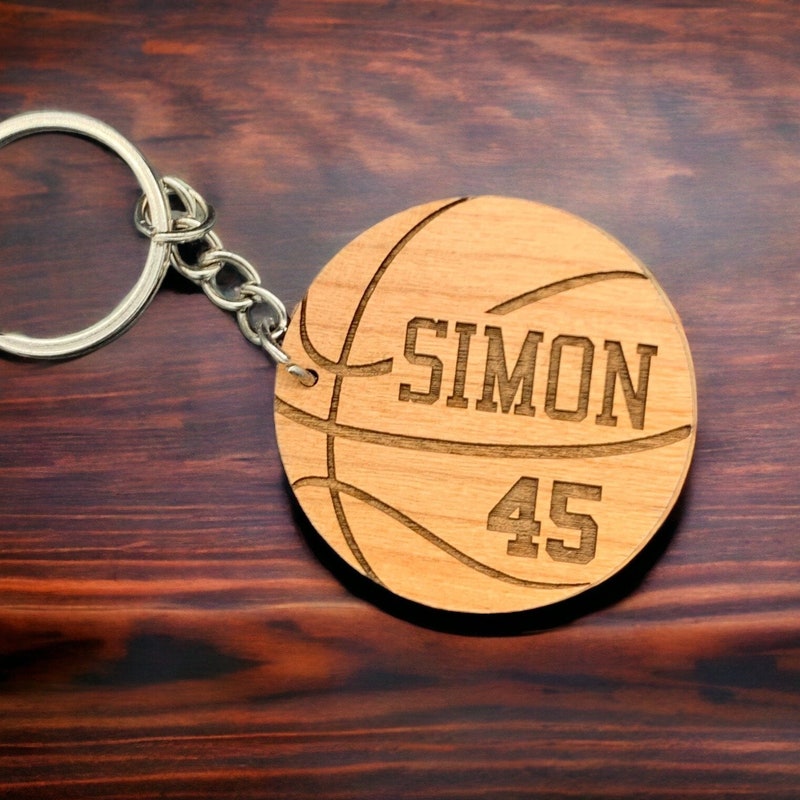 Basketball Keychain - Etsy