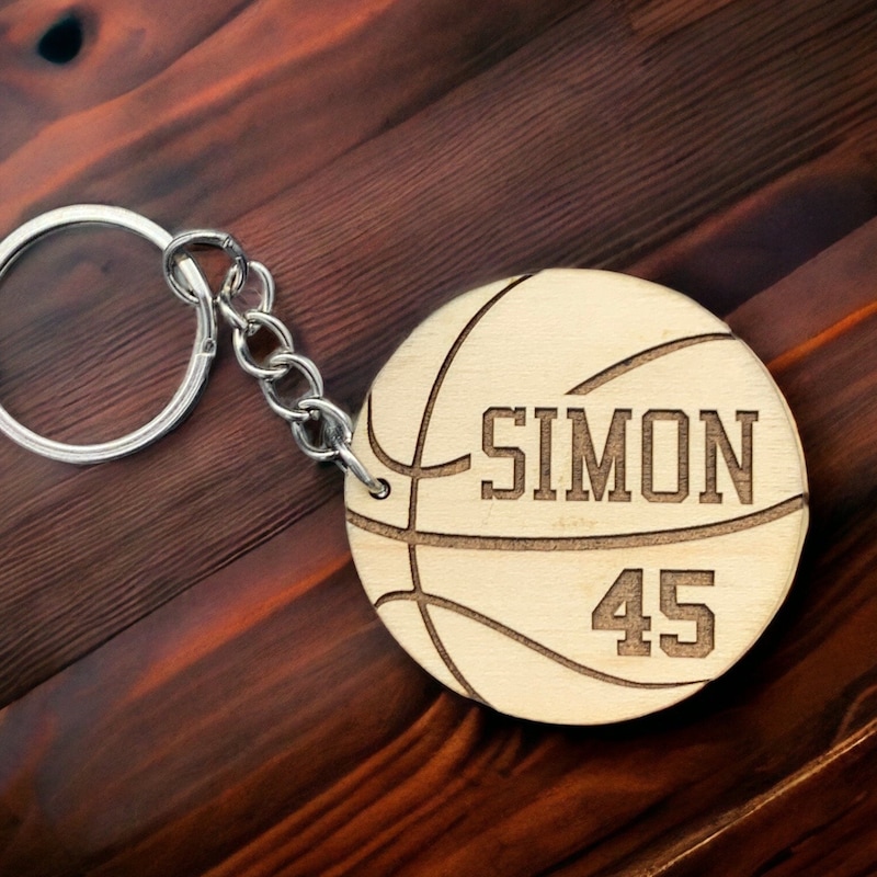 Basketball Keychain - Etsy