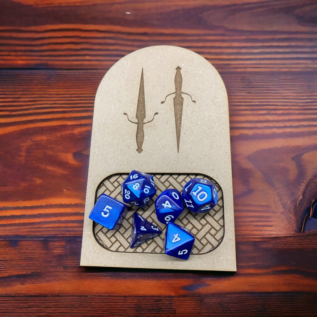 Rogue Dice Holder, Warrior Dice Tray, Custom Dice Caddy, RPG, Role ...