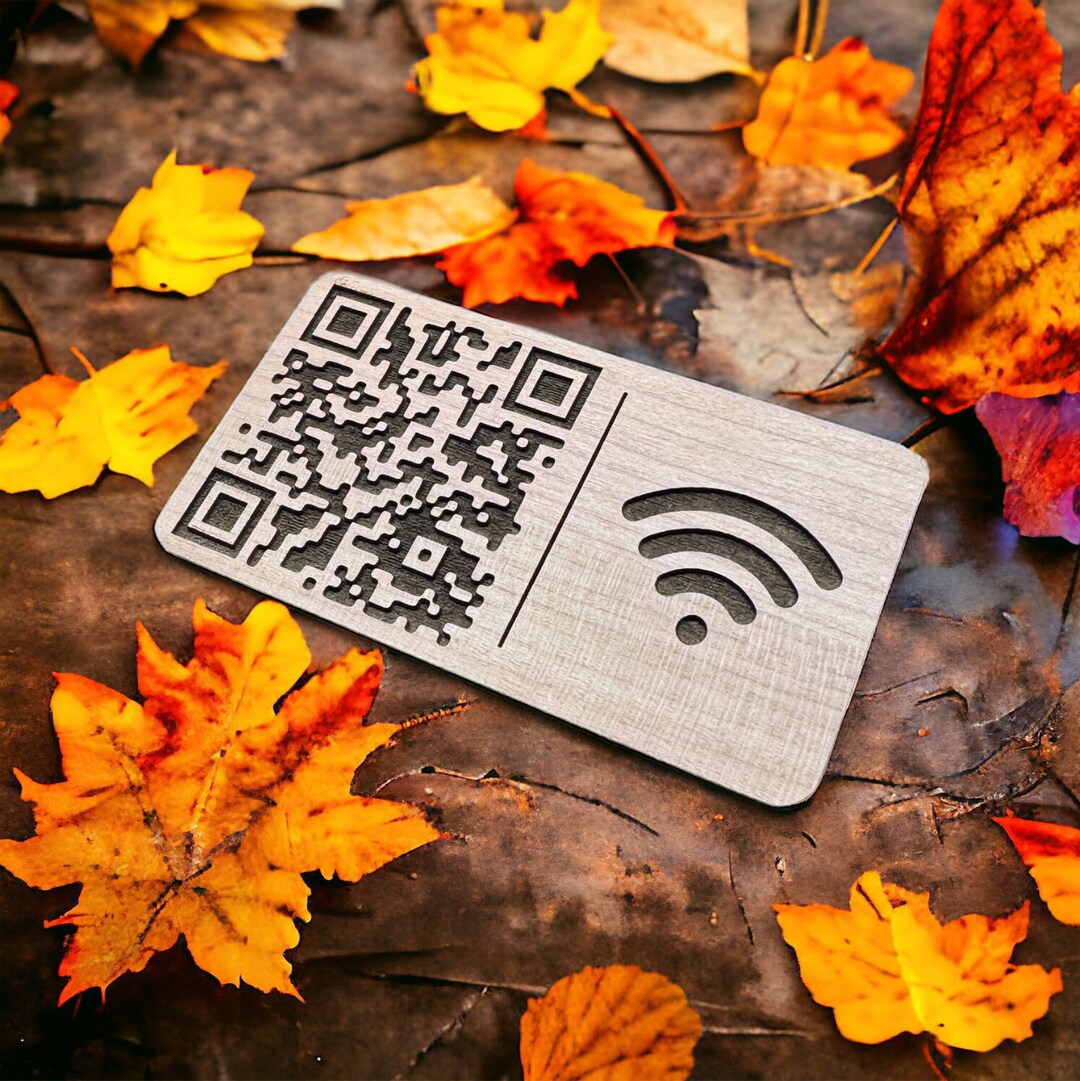 Wifi QR Code Magnet, Fridge Magnet, QR Code Network Scan for Your Bnb ...