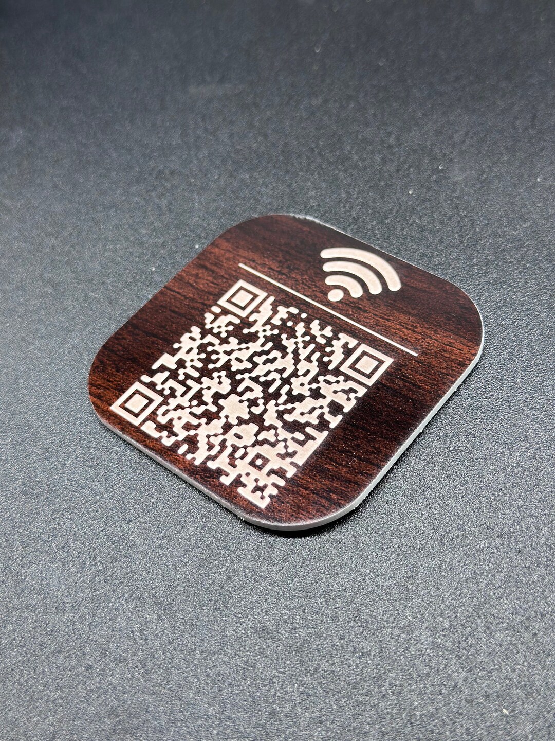 Personalized Home Wifi Badge, Air Bnb Wifi Scan, Acrylic Plaque ...