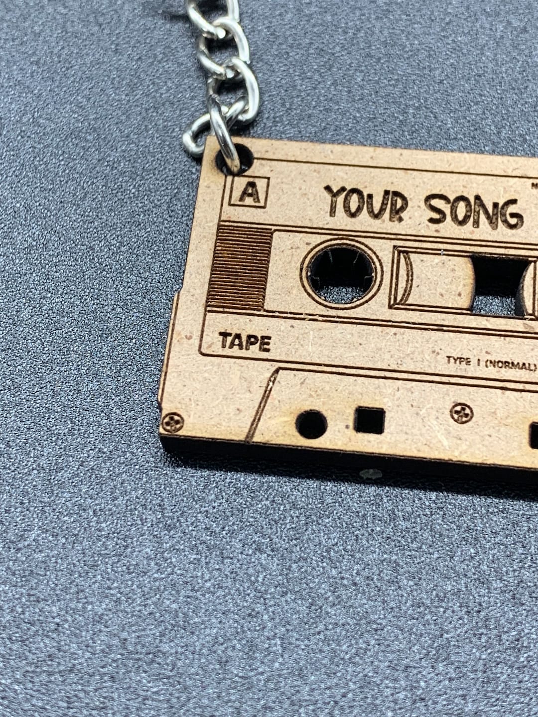 Personalized Song Keychain, Small Cassette Keychain, Custom Song ...