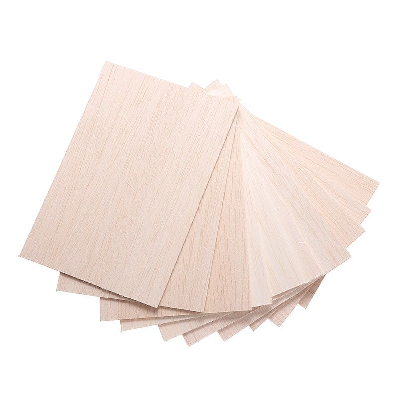 Blank Balsa Wood Board 10pcs Rectangular Wooden Sheets for - Etsy Canada