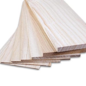 Solid Wood Board Sheet, 1-5 Pcs, Unfinished Plywood Slices, Thickened ...