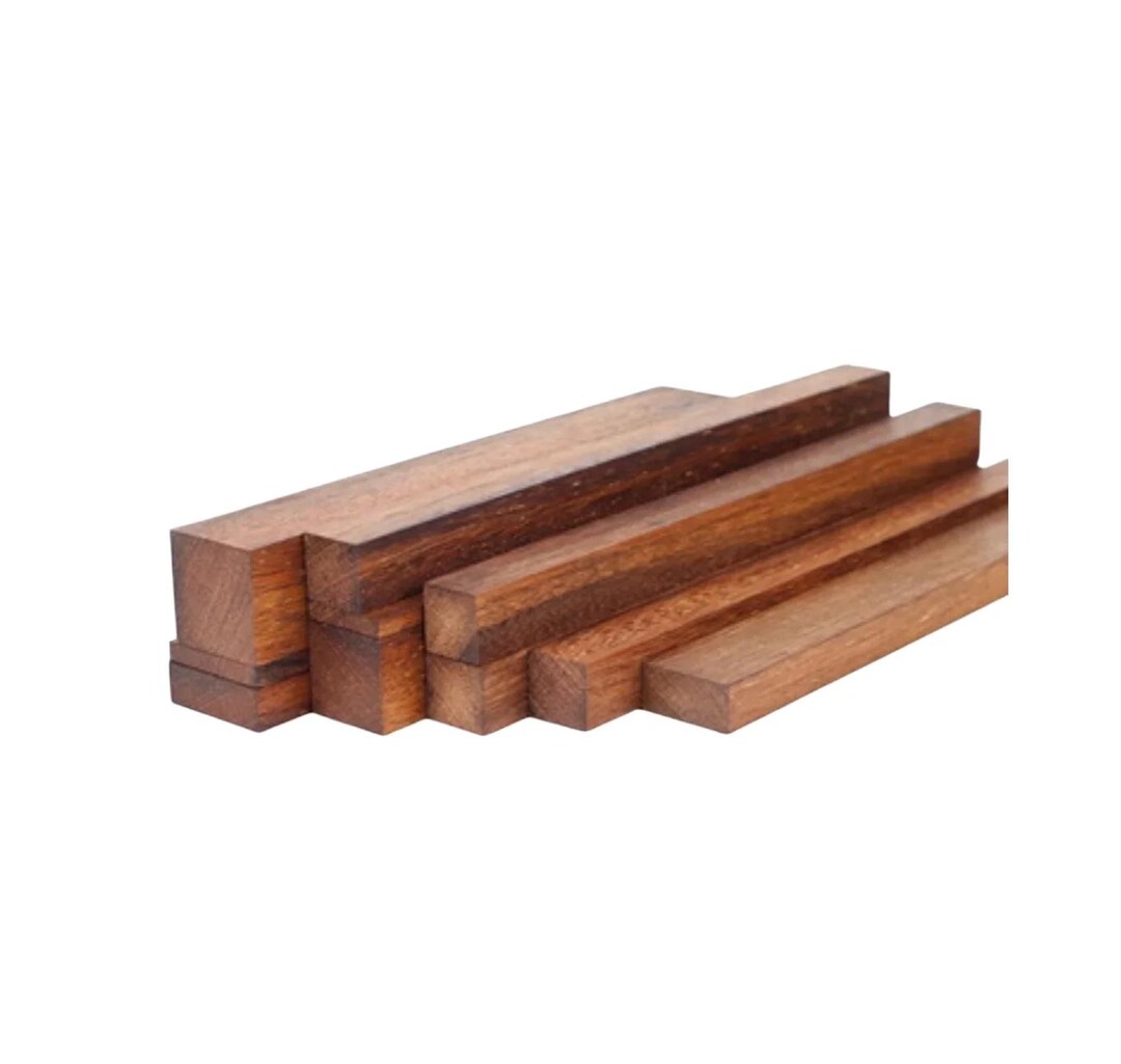Merbau Solid Wood Block, 1-2pcs, Unfinished Dense Exotic Hardwood for ...