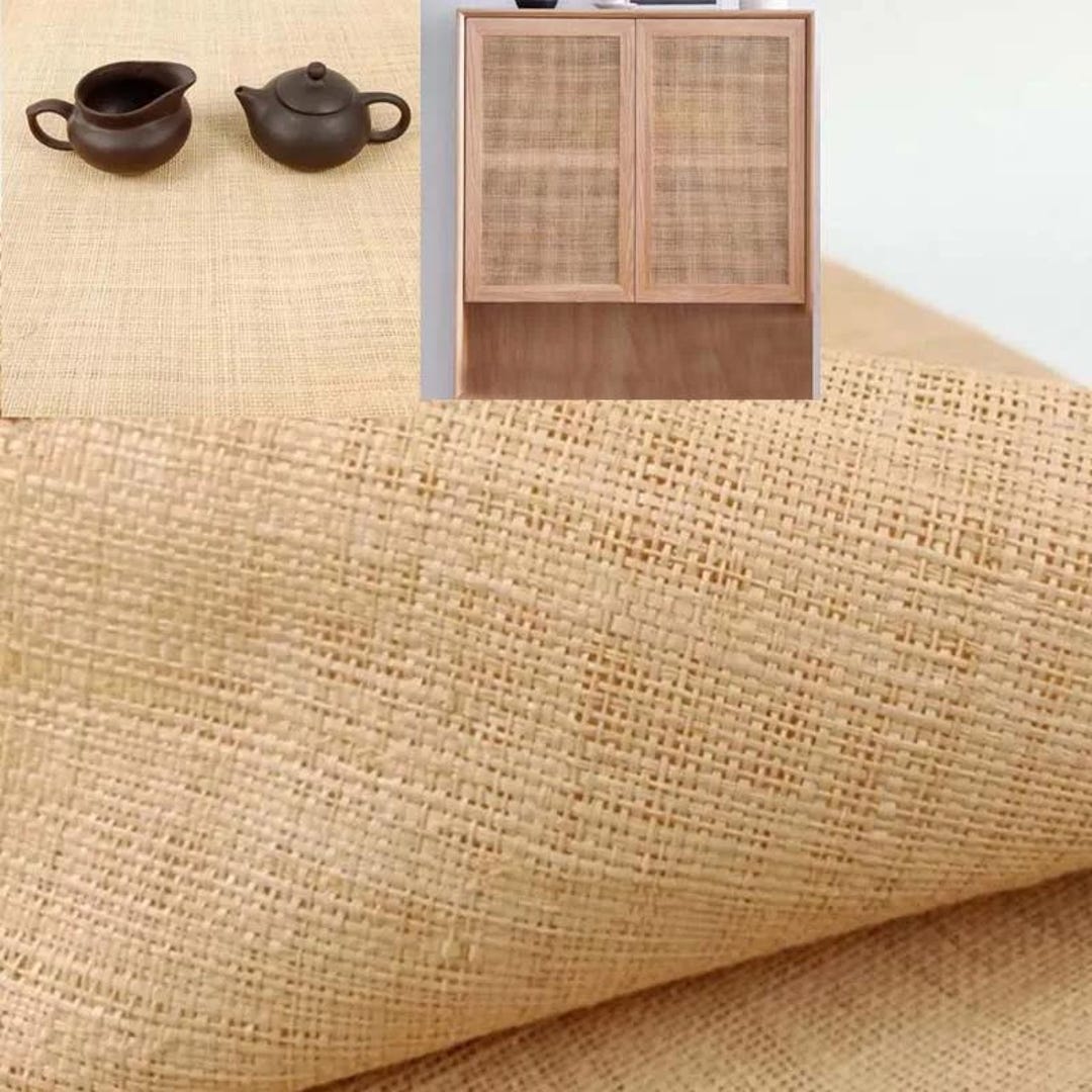 Natural Raffia Straw, Webbing Rattan Cane, Eco-friendly, for DIY Craft ...