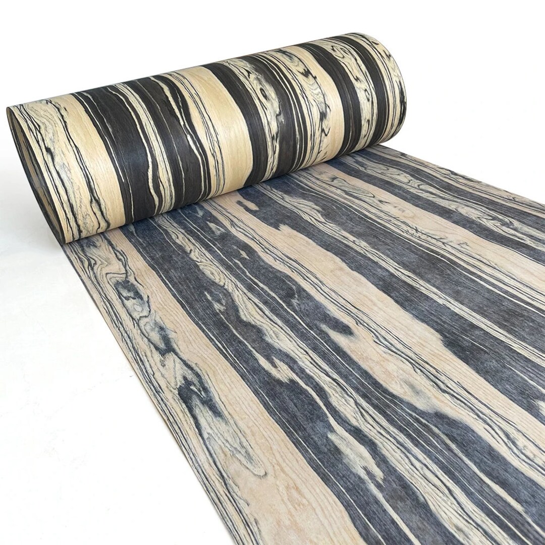 Wood Slice Veneer Sheet, 1 Roll, Stripe Pattern, Thin Wood Slice, for ...