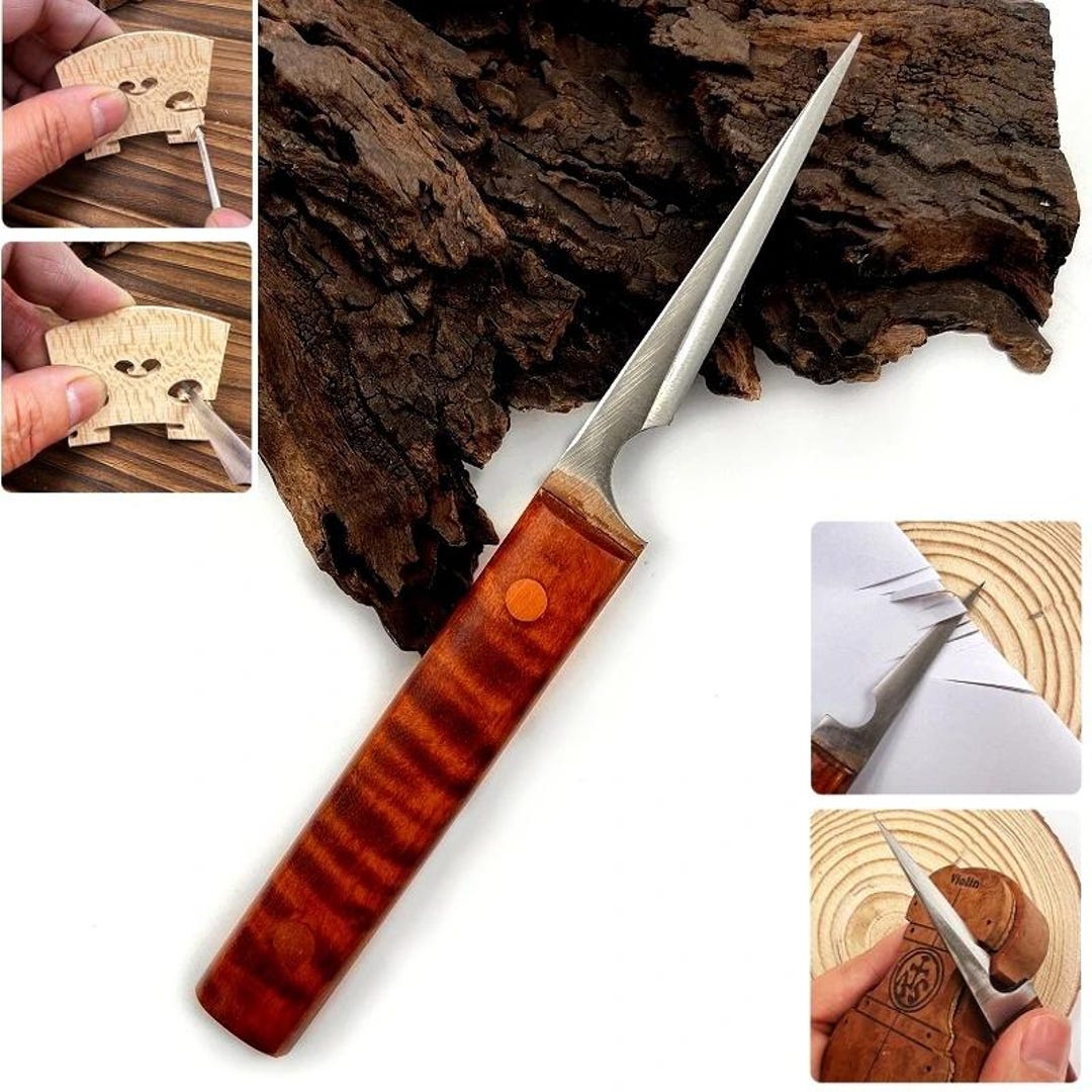 HSS Wood Carving Chisel, Razor-sharp Blade, Pointed Head, for DIY Craft ...