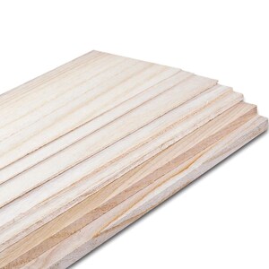 Solid Wood Board Sheet, 1-5 Pcs, Unfinished Plywood Slices, Thickened ...