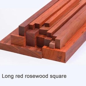 Solid Rosewood Log, Unfinished Square Wood, for DIY Craft, Making ...