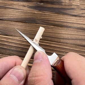 HSS Wood Carving Chisel, Razor-sharp Blade, Pointed Head, for DIY Craft ...