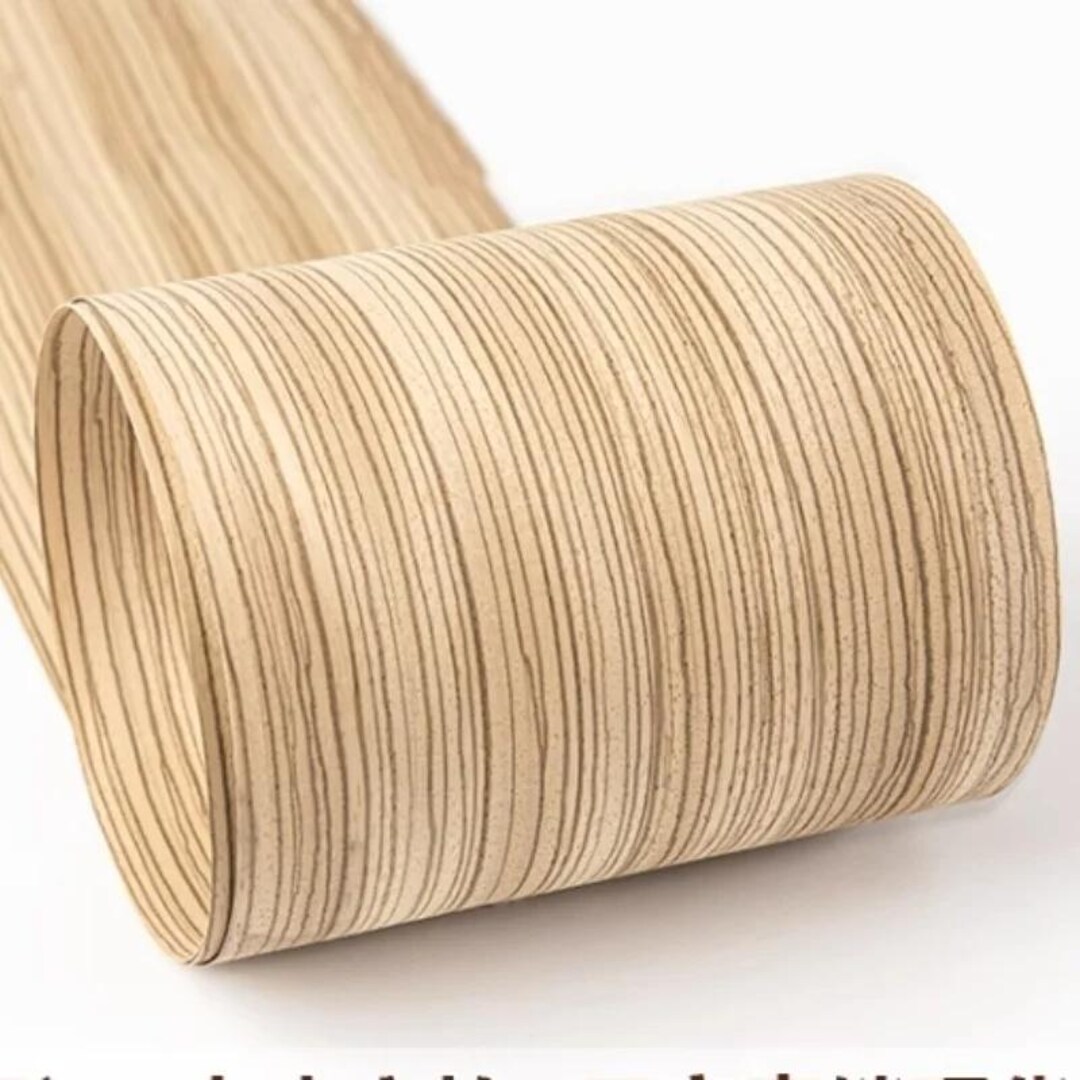 Natural Zebra Wood Veneer, Straight Grain, Retro Style, Thin Slice Wood ...