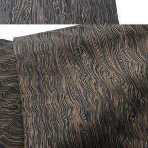Ebony Bark Wood Veneer Sheet, Patterned Wood Thin Slices, for DIY Craft, for Paneling, Speaker ...