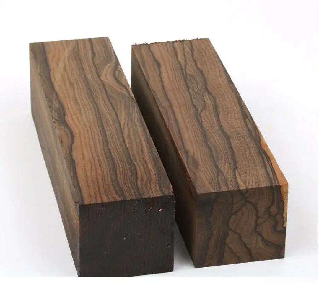Mexico Ebony Wood Block, Unfinished Thick Wood Slice, for DIY Craft ...