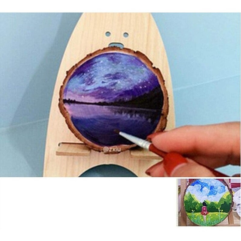 Personalized Round Wood Keychain 20pcs Paintable Log Slices - Etsy