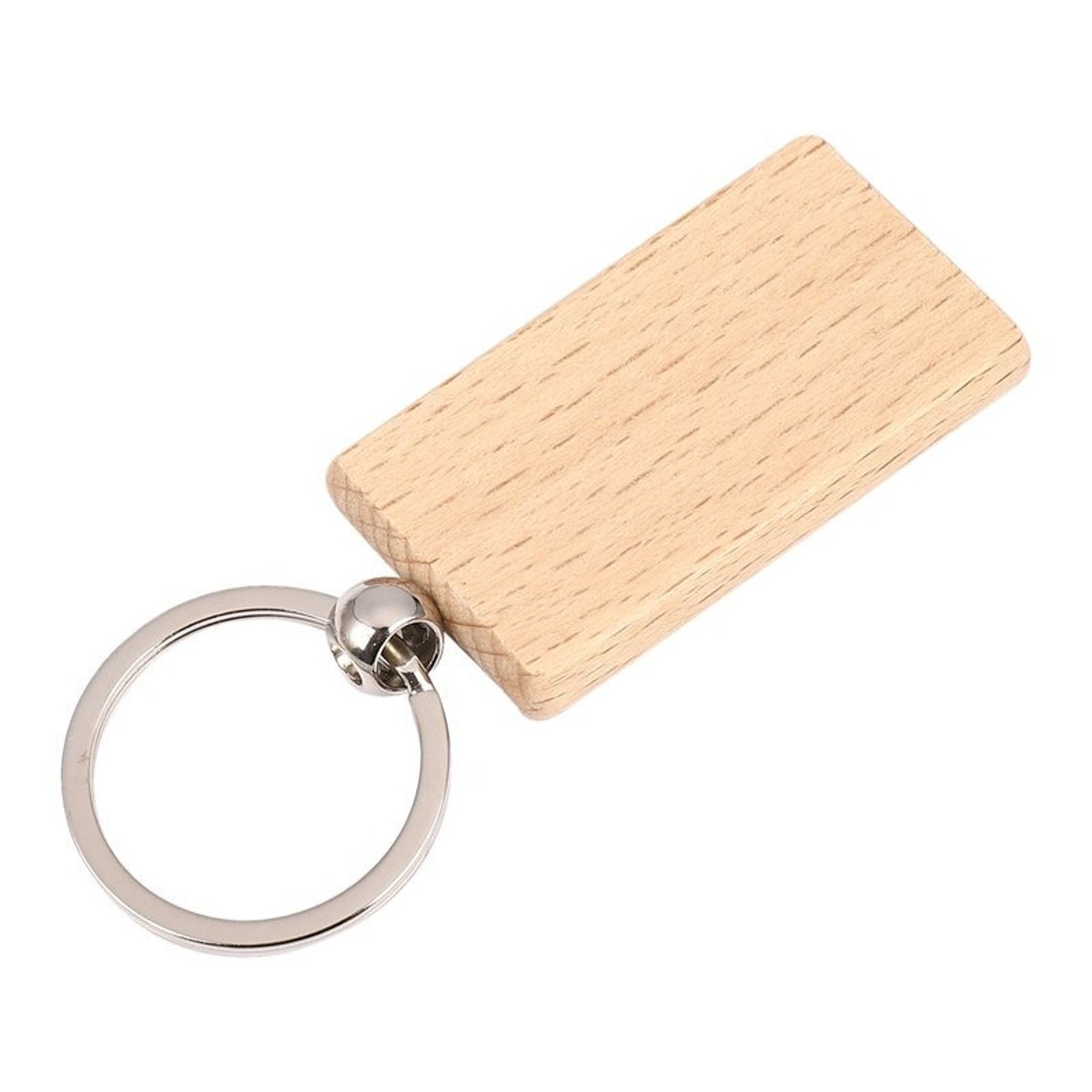 50 Pcs Wooden Key Tags 2.161.22inch Rectangular Wooden Key - Etsy