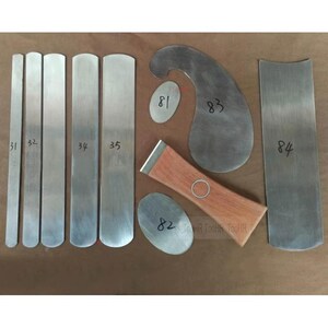 Steel Curved Cabinet Scraper, Set, Hardened, Durable, for DIY Craft ...