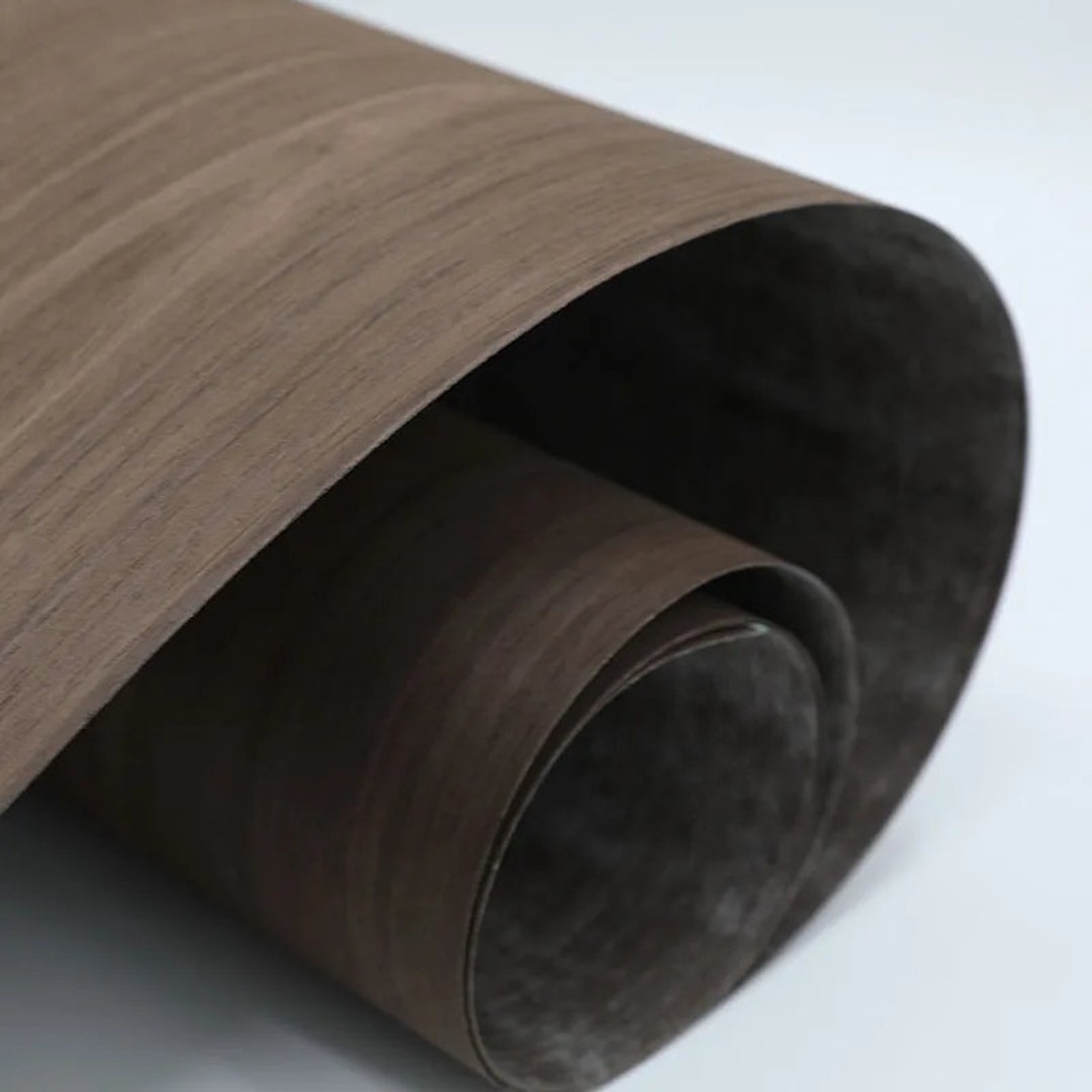 Natural Walnut Wood Veneer Sheet, Rare Peeled Wood Skin, for DIY ...