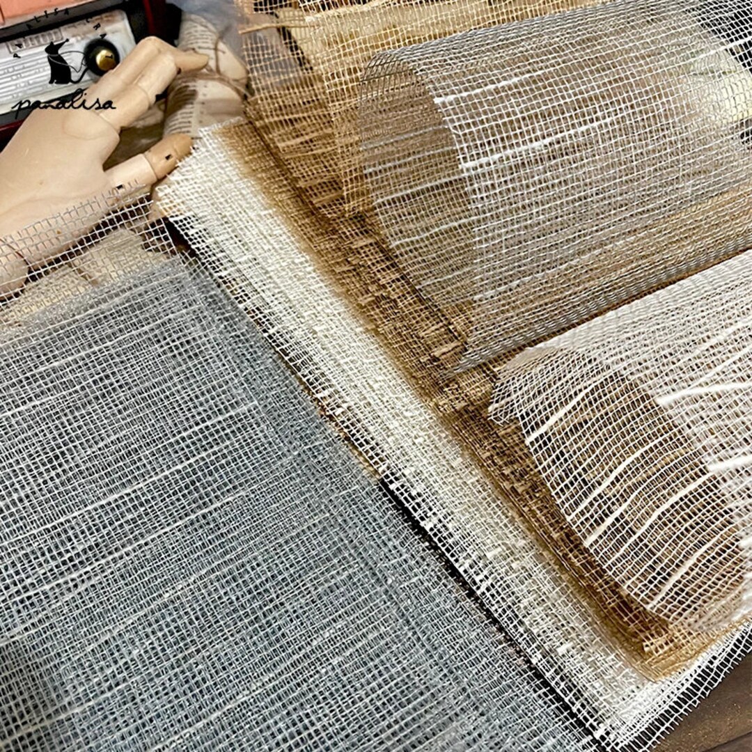 Mesh Fabric, 6 Sheets, Lightweight Paper, Polyester Fiber, DIY Craft ...