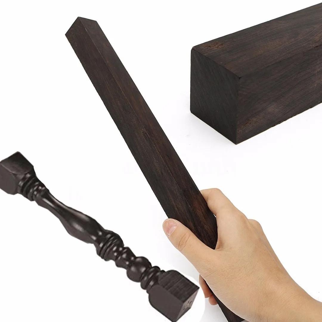 Black Ebony Lumber Wood, Unfinished Wood, Smooth Surface, for DIY ...