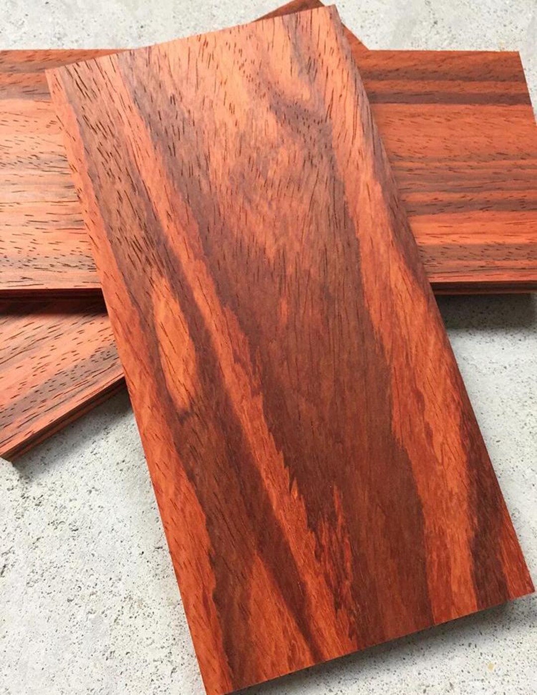 African Rosewood Timber, 2pcs, Rare Solid Wood Blocks for DIY Sound Box ...