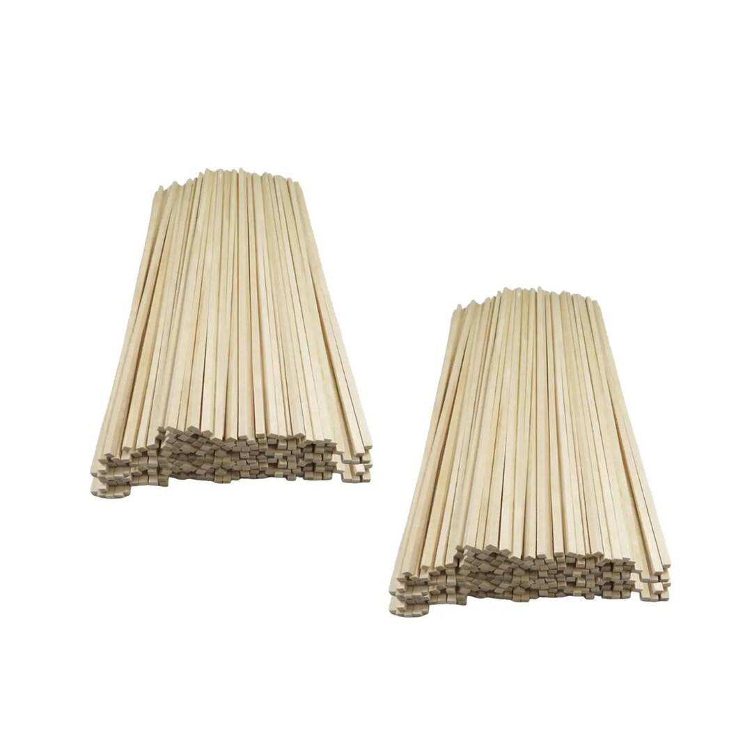 Blank Wood Sticks, 50pccs, Unfinished Wood Dowel, Laser Cut, for DIY ...