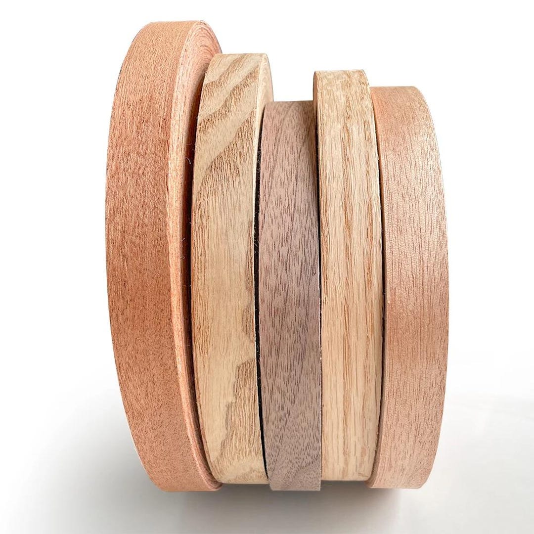 Walnut, Maple Wood Edge Banding, 1 Roll, Unpainted Natural, Thin Slice ...