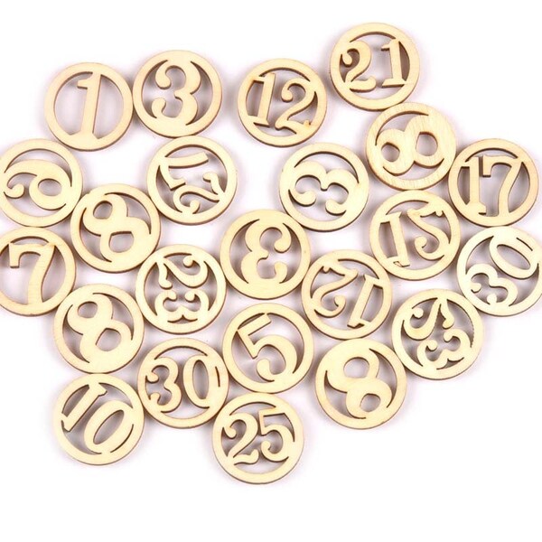 Hollow Numbers - Etsy