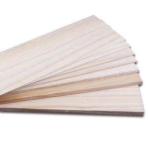 Solid Wood Board Sheet, 1-5 Pcs, Unfinished Plywood Slices, Thickened ...