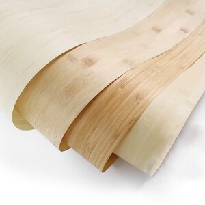 Natural Wood Skin Veneer, Carbonized Bamboo, Flexible for Furniture ...