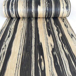 Wood Slice Veneer Sheet, 1 Roll, Stripe Pattern, Thin Wood Slice, for ...