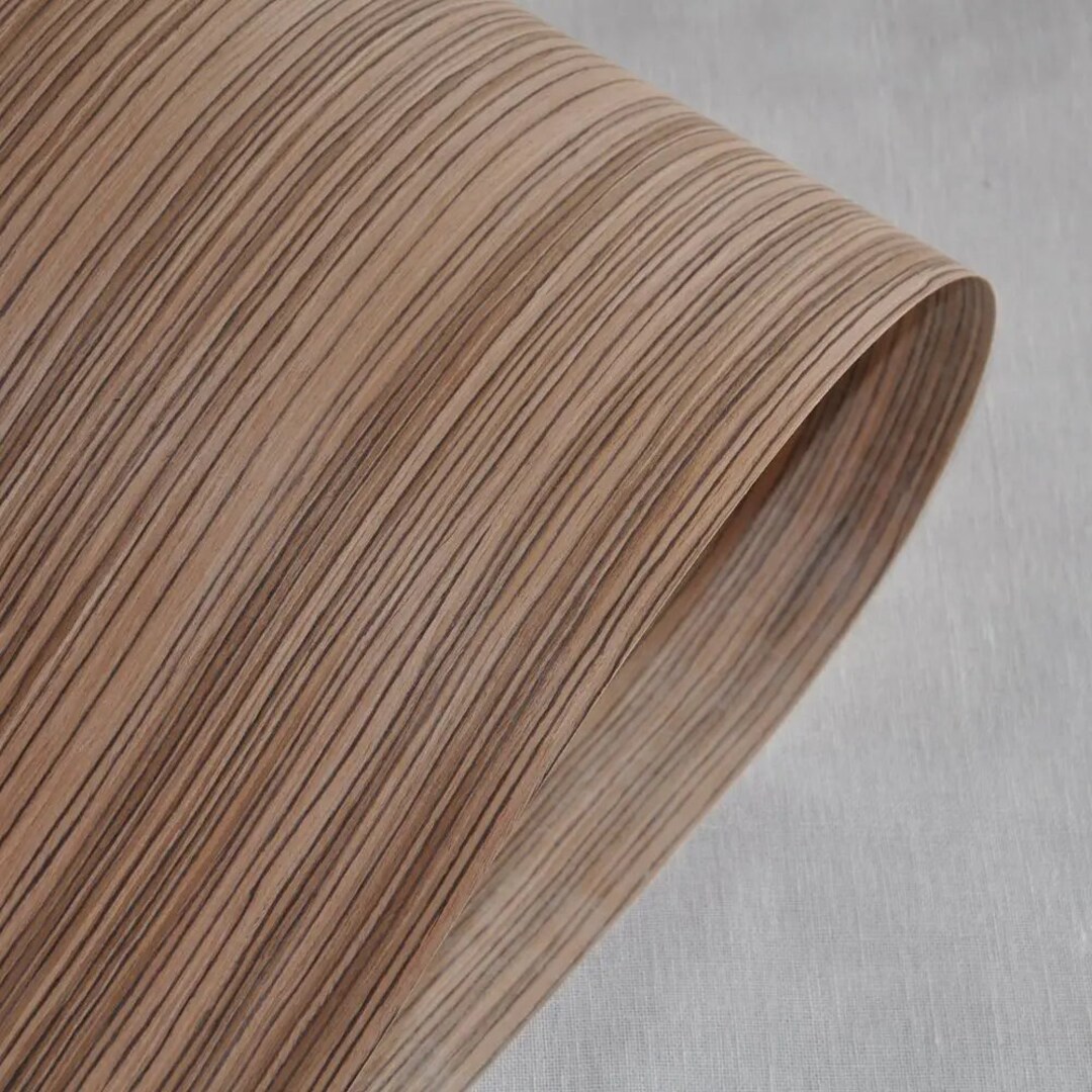 Engineered Zebra Wood Veneer, Thin Wood Smooth Slices, for DIY Craft ...