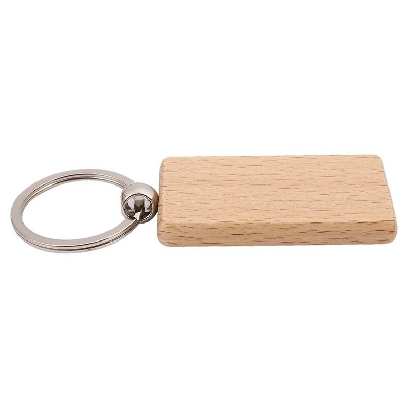 50 Pcs Wooden Key Tags 2.161.22inch Rectangular Wooden Key - Etsy
