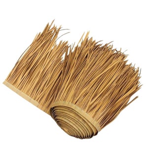 Simulated Straw Roofing Panel, Realistic Shape Color, Balcony Privacy ...