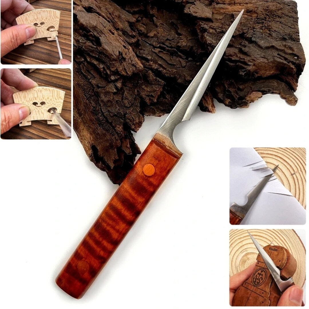 Woodworking Carving Knife, Ergonomic Handle, High Strength Steel Blade ...