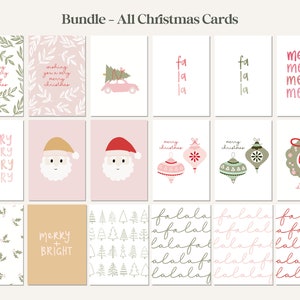 18 Printable Funky Christmas Cards Holiday Greeting Card - Etsy