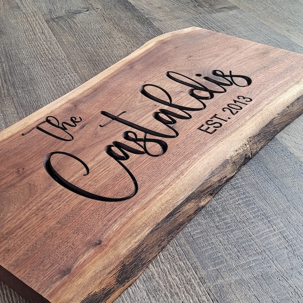 Live Edge Wood - Etsy