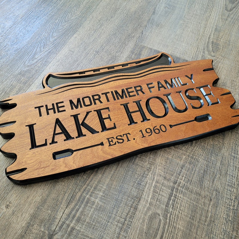 Custom Lake House Sign - Etsy