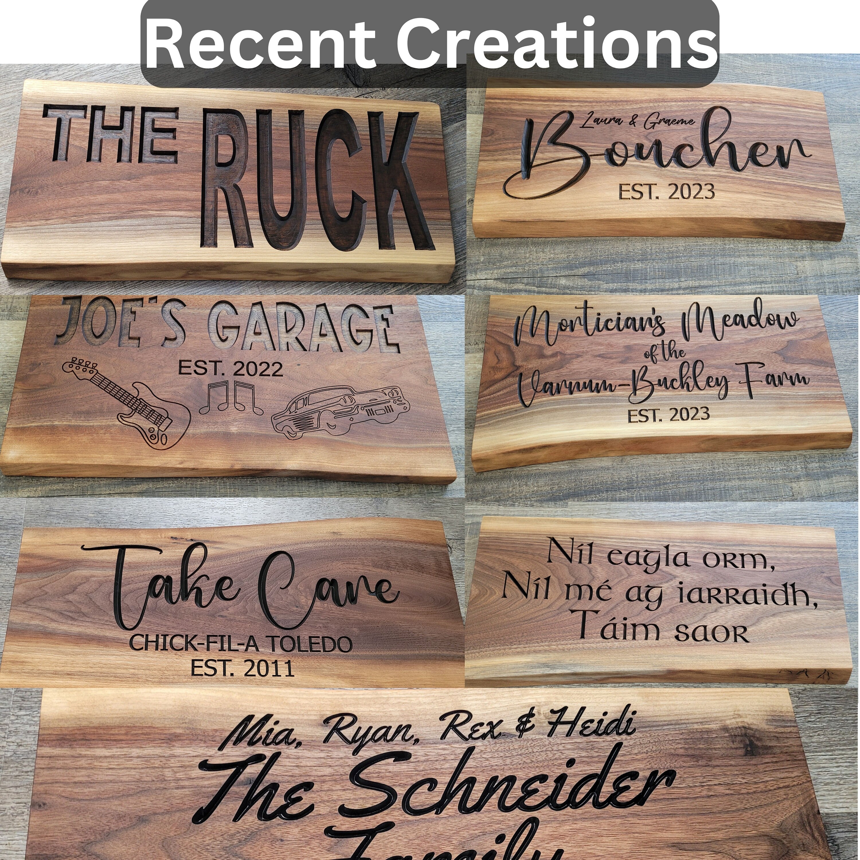 Custom Live Edge Walnut Wedding Welcome Sign: Personalized Bar Decor - Etsy