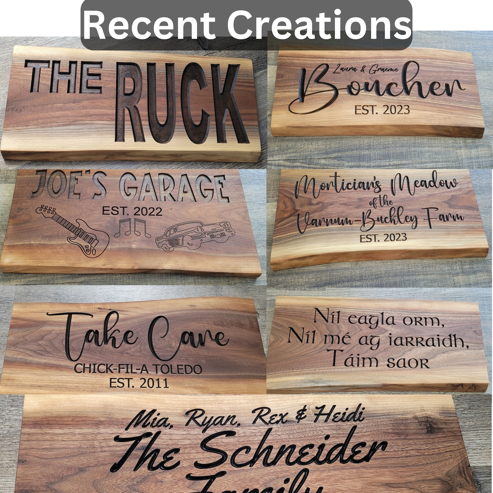Personalized Live Edge Walnut Sign, Rustic Wedding Decor - Etsy