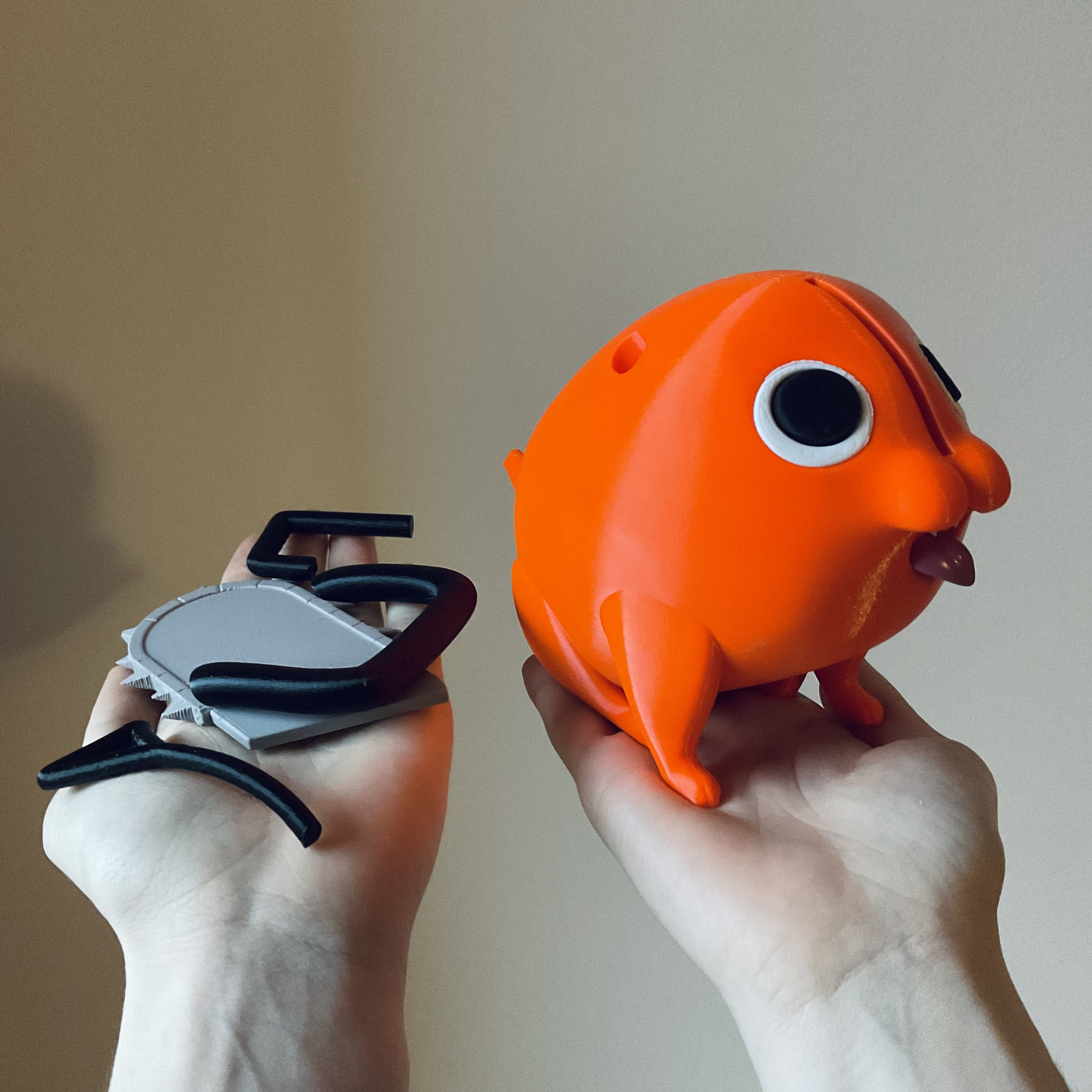 3D Printed Chainsaw Demon Devil Dog Design 13 or 20 Cm/ Anime & Manga ...