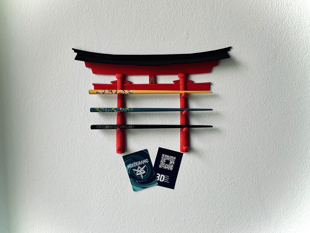 Torii Gate Chopsticks Holder / Stand / Showcase / Japanese Home Decor ...