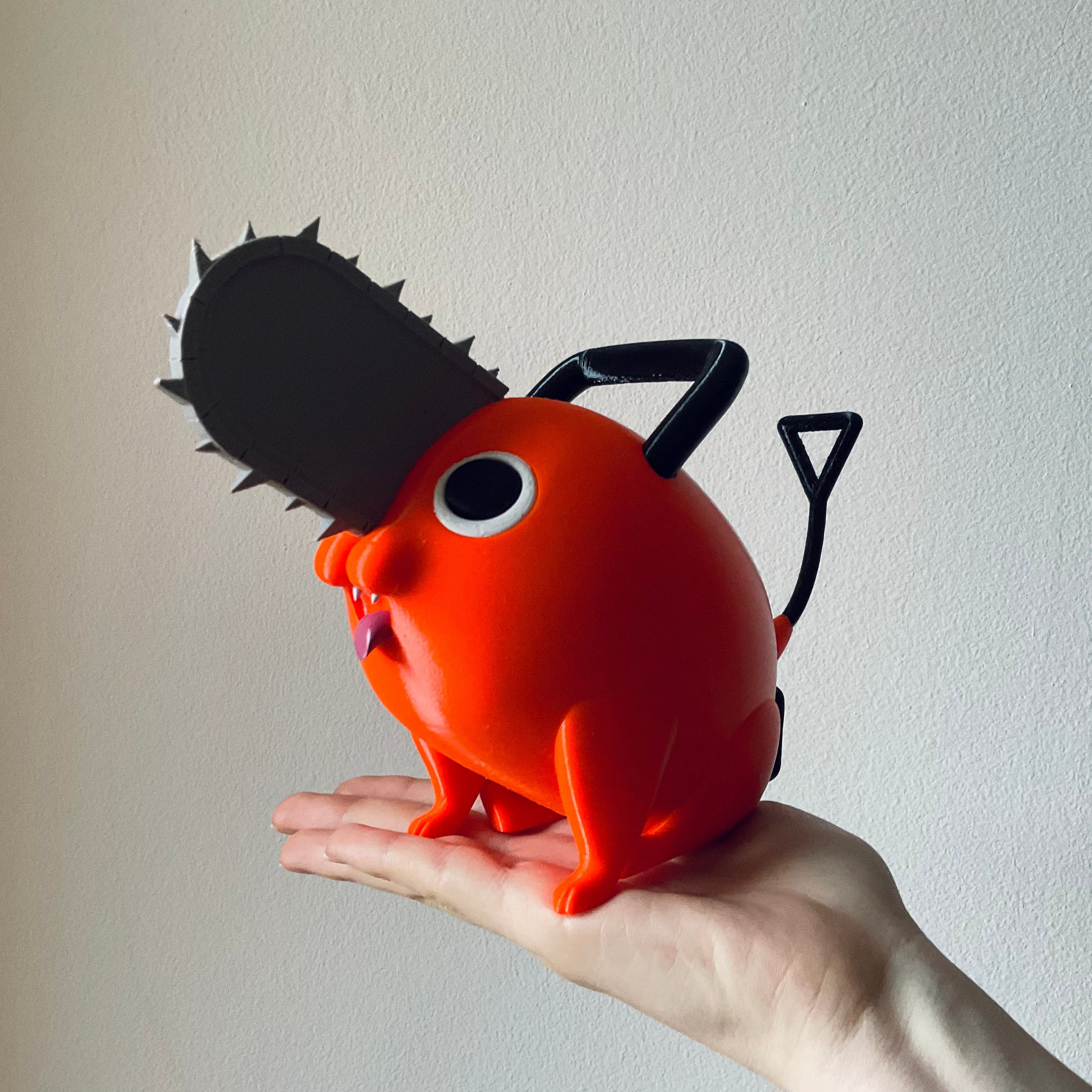 3D Printed Chainsaw Demon Devil Dog Design 13 or 20 Cm/ Anime & Manga ...