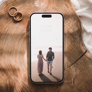 IPhone Screen Mockup, Boho Digital Invitation Mockup, Cellphone Mockups ...