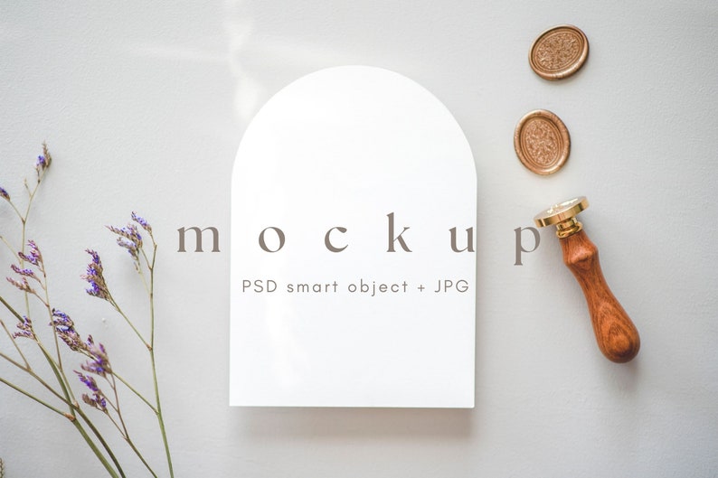 Arch Invitation Mockup, Minimalist Blank Arch Card Mock up 5x7 Inch - Etsy