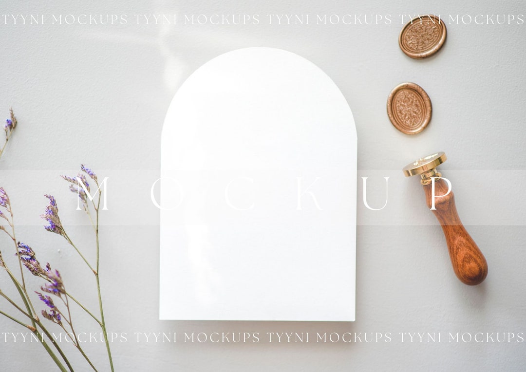 Arch Invitation Mockup Minimalist Blank Arch Card Mock up 5x7 - Etsy