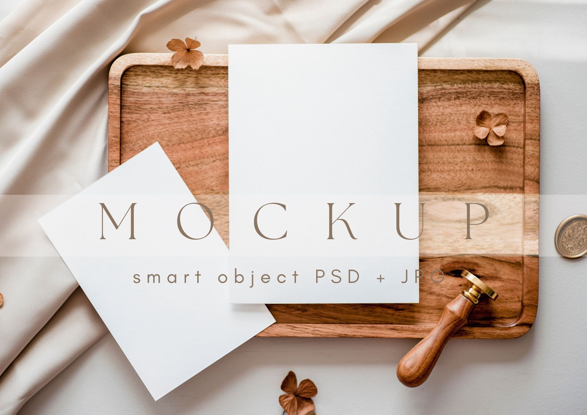 5x7 and 4x6 Card Mockup Suite Wedding Stationary Mockup Boho - Etsy