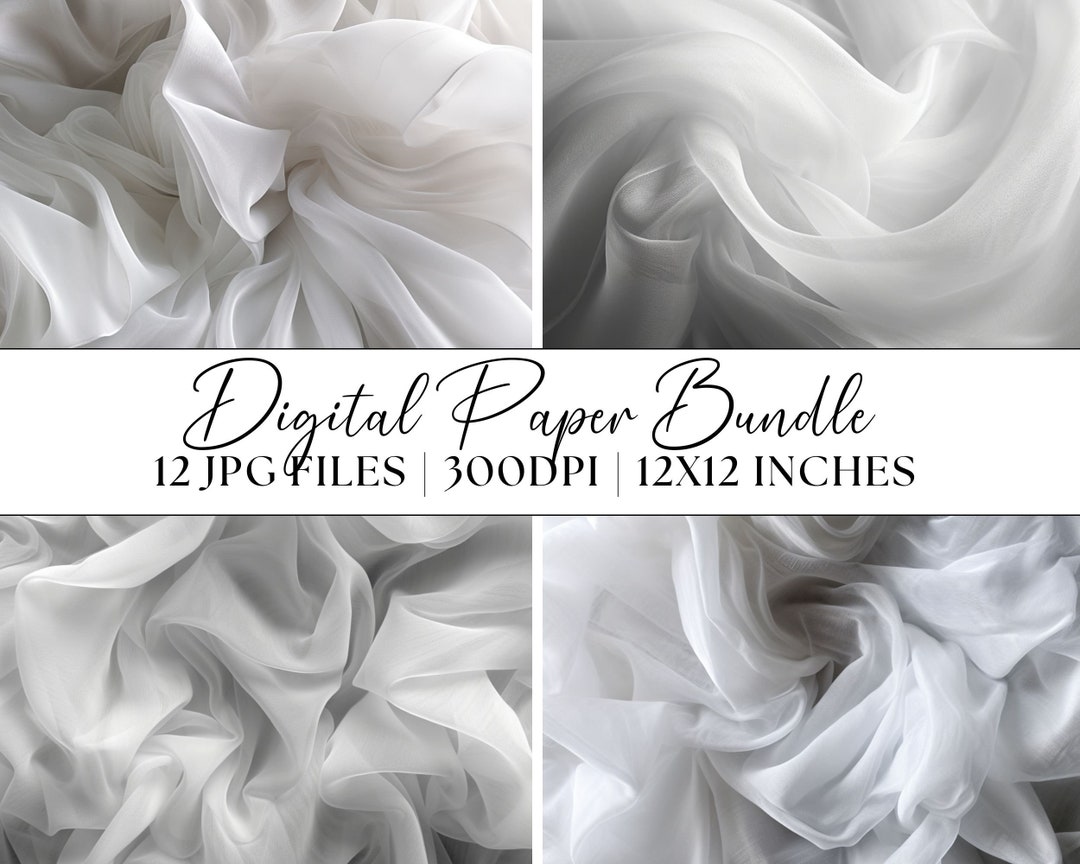 White Tulle Textures Digital Paper Wedding Backgrounds - Etsy UK