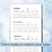 Basic Inventory Log | Printable Stocktake Sheet | Stock Tracker for ...