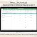 Easy Excel Inventory Template Instant Digital Download Sheet for Small ...
